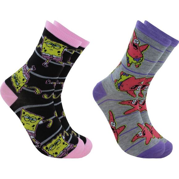 Hyp | Accessories | Spongebob Squarepants Patrick Star Ladies 2 Pair Pack Shoe Size 4 | Poshmark